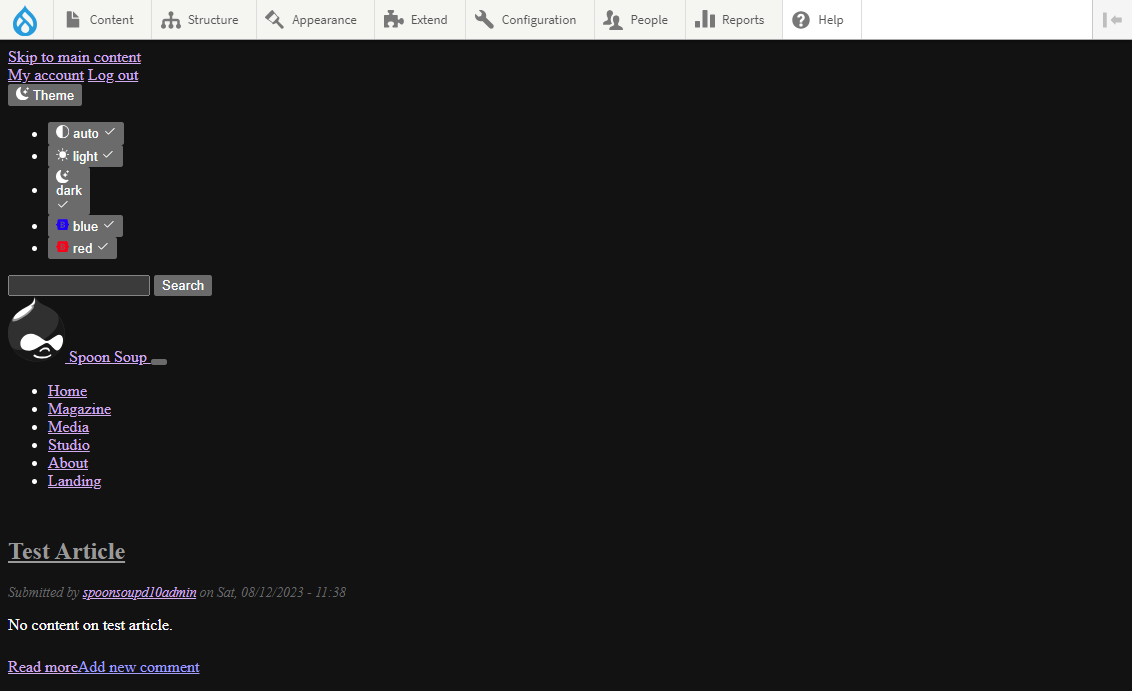 Implementing The Theme Toggler With A Bootstrap Barrio Sass Sub Theme